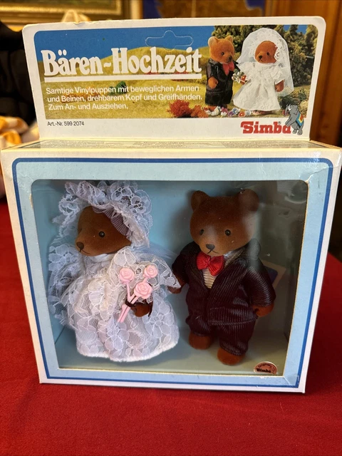 SIMBA FOREST FAMILIES Sylvanian Family Bärenwald Bärenhochzeit Original ...