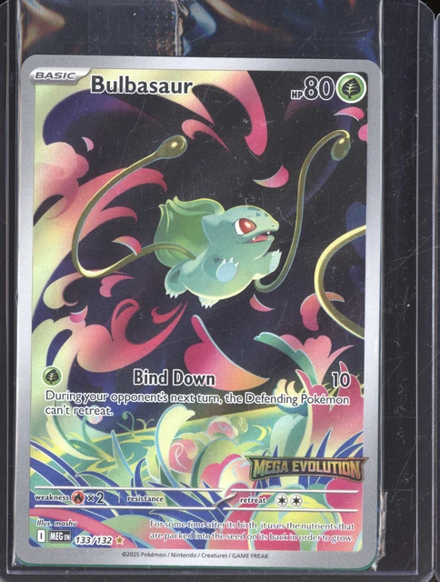 2025 POKEMON MEGA Evolution Enhanced Box Topper 133 Bulbasaur ...