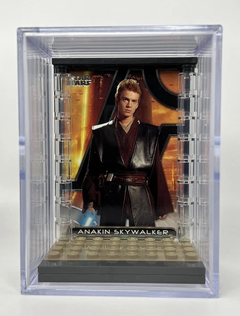 LEGO STAR WARS Anakin Skywalker Minifigure Display Case *NO MINIFIG ...