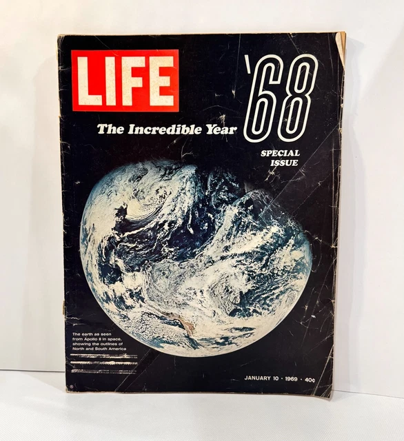 LIFE MAGAZINE THE Incredible Year 1968 Special Issue January 10, 1969 ...