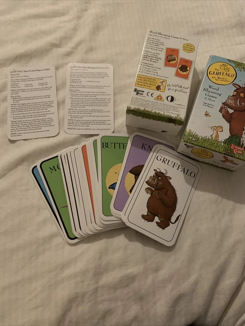 THE GRUFFALO WORD Rhyming Game & Giant Snap Card Game Bundle £7.00 ...