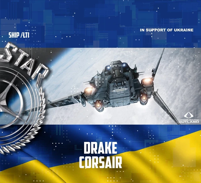 STAR CITIZEN DRAKE Corsair LTI (lifetime insurance) ship & hangar ...