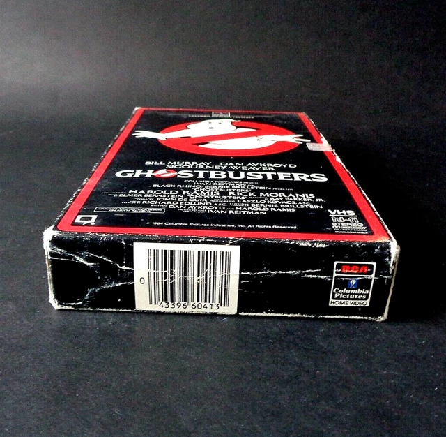 GHOSTBUSTERS VHS TAPE 1985 RCA Red Border Bill Murray Sci-Fi Comedy ...