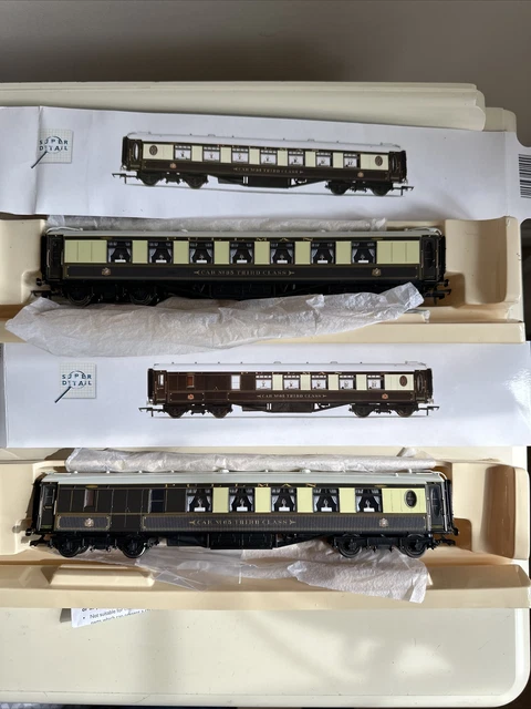 HORNBY R4150 PULLMAN 3rd Class Brake Car No65 & R4144 Parlour Car No35 ...