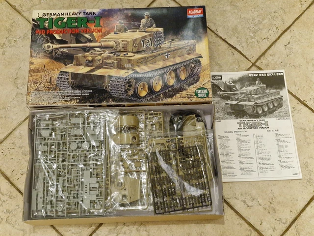 ACADEMY MODEL GERMAN Tiger 1 Tank 1/35 Scale 1997 - BRAND NEW SEALED ...