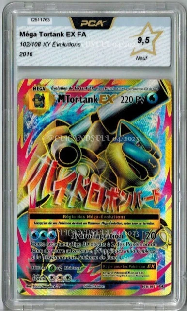 CARTE POKÉMON PCA Méga Tortank EX FA 102/108 XY Évolutions 9,5 EUR 401 ...