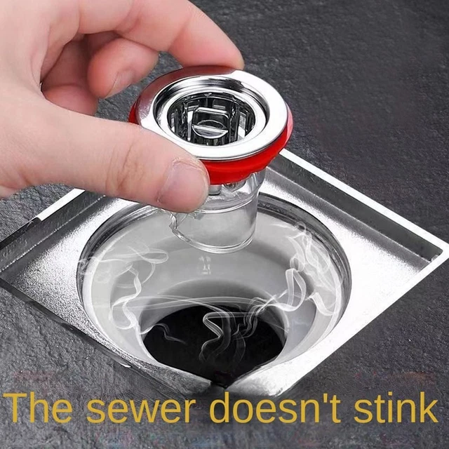 PREVENTION SEWER SHOWER Drainer One Way Valve Floor Drain Drain Cover ...