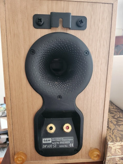 B&W BOWERS WILKINS DM600 S3 Bookshelf Speakers 100W £104.70 - PicClick UK