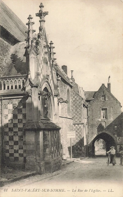 80 SAINT VALERY Sur Somme La Rue De L Eglise EUR 5,90 - PicClick FR