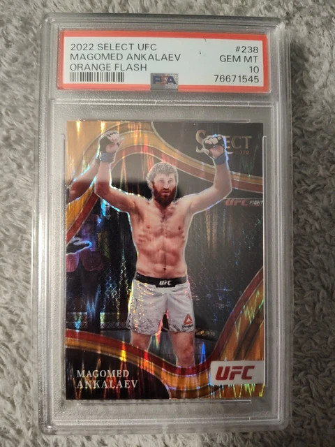 2022 SELECT UFC Orange Flash #228 Magomed Ankalaev Psa 10 $75.25 - PicClick