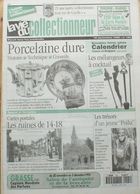 007173 - LA vie du collectionneur - Numéro 105 du 10 Novembre 1995 ...