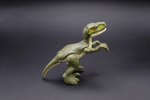 GREEN FISHER PRICE Imaginext Jurassic World Velociraptor Raptor Hauler ...
