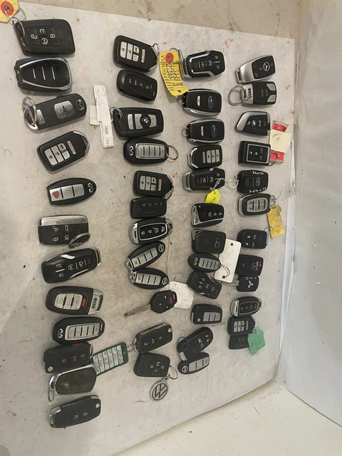 LOT OF 48 Mixed Key Fobs Keyless Car Remotes AUDI BMW HONDA TOYOTA ...