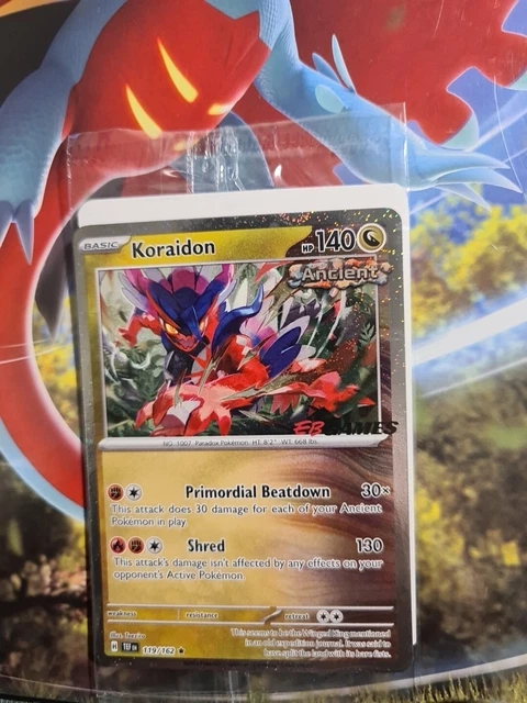 KORAIDON 119/162, EB Games Temporal Forces Promo, Pokémon TCG $20.00 ...