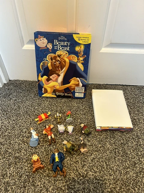MY BUSY BOOKS Beauty And The Beast Story Book And Play Set 12 Figures ...