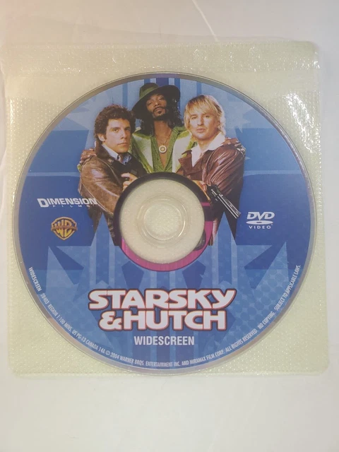 STARSKY & HUTCH Widescreen Disc Only Loose DVD Comedy Ben Stiller $2.00 ...