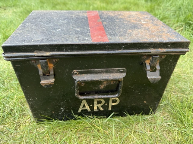 WW2 ARP FIRST Aid Tin - Air Raid Precautions / Home Front / Blitz ...