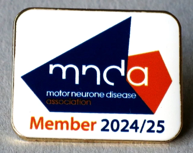 RARE MNDA MOTOR Neurone Disease Association MEMBER 2024/25 Enamel BADGE ...