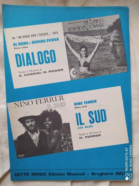 AL BANO E ROMINA POWER "DIALOGO" - NINO FERRER "IL SUD" - 1975 - ED ...