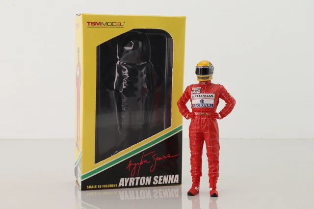 TSM11AC04; 1:18 SCALE Figure; Ayrton Senna; Arms Akimbo; Excellent ...