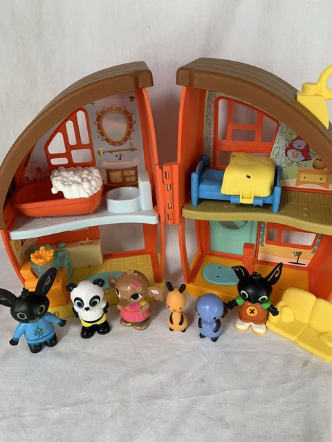 CBEEBIES BING BUNNY House Playset 6 & Figures £24.99 - PicClick UK