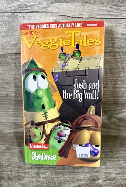 VEGGIETALES - JOSH And The Big Wall (VHS, 1999) Vintage New Factory ...