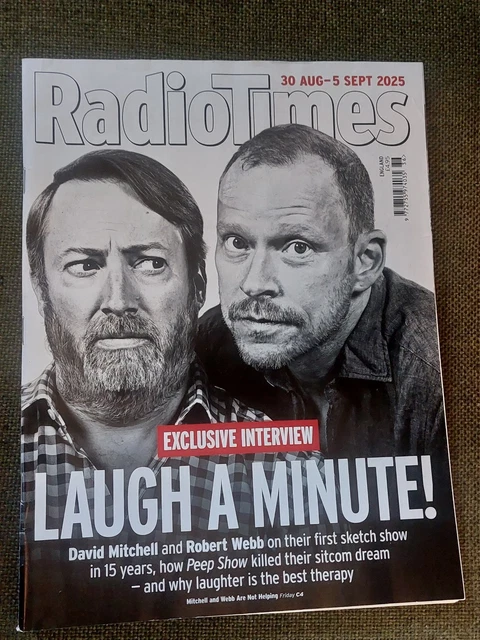 RADIO TIMES 30TH August-5th September 2025 Mitchell & Webb Sheridan ...