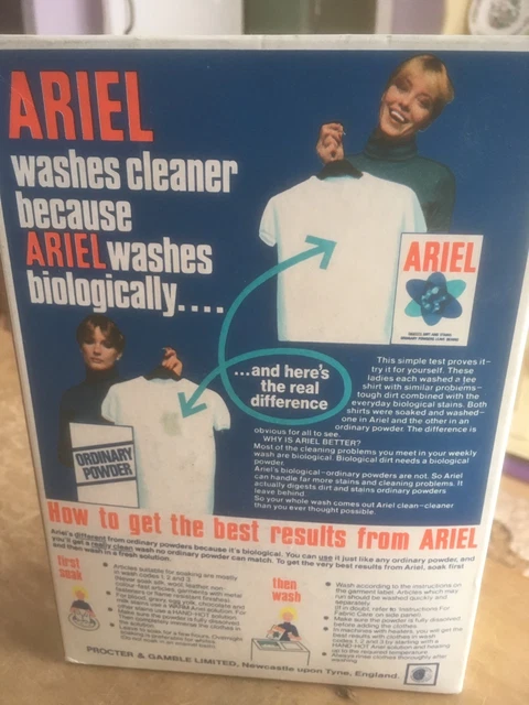 VINTAGE ARIEL WASHING Powder £3.20 - PicClick UK