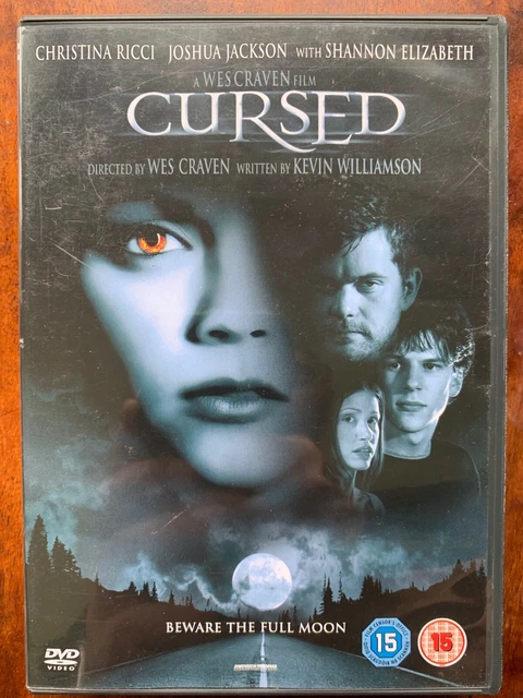 CURSED DVD 2005 Wes Craven Loup Garou Horreur Film Avec Christina Ricci ...