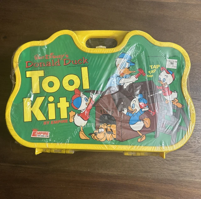 VINTAGE WALT DISNEY’S Donald Duck Tool Kit By Empire Toys 1978 Brand ...