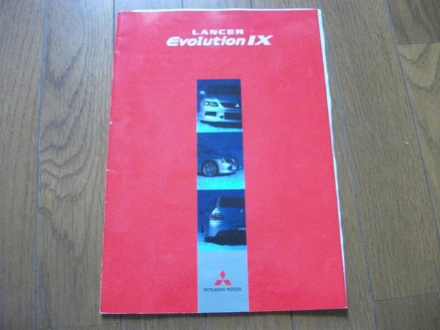BROCHURE MITSUBISHI LANCER Evolution Ix Ralliart Catalog $47.18 - PicClick