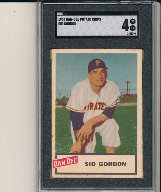 1954 DAN-DEE CHIPS Sid Gordon ex carte à collectionner sgc 4 vg bm EUR ...