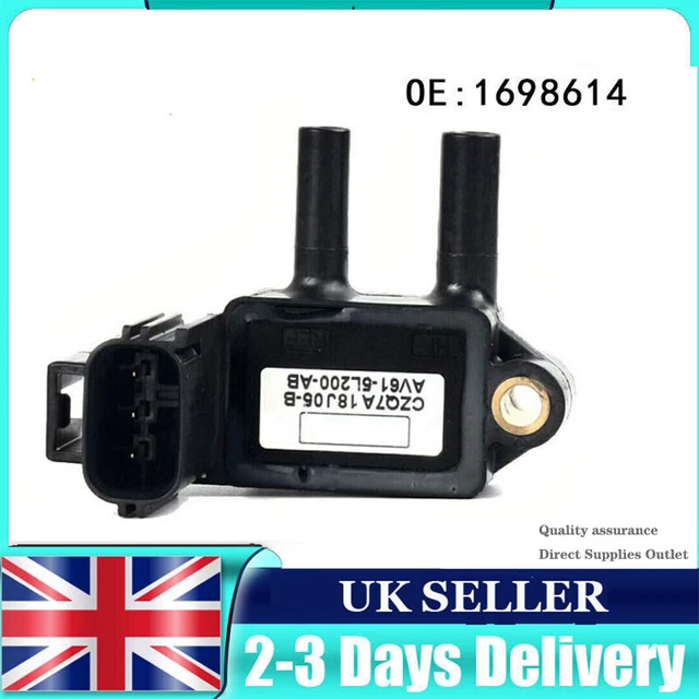 EXHAUST DIFFERENTIAL PRESSURE DPF Pressure Sensor for Ford Kuga C-Max 2 ...