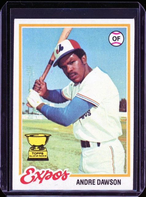1978 TOPPS &ALL-STAR rookie" ANDRE DAWSON #72 expositions EUR 22,09 ...