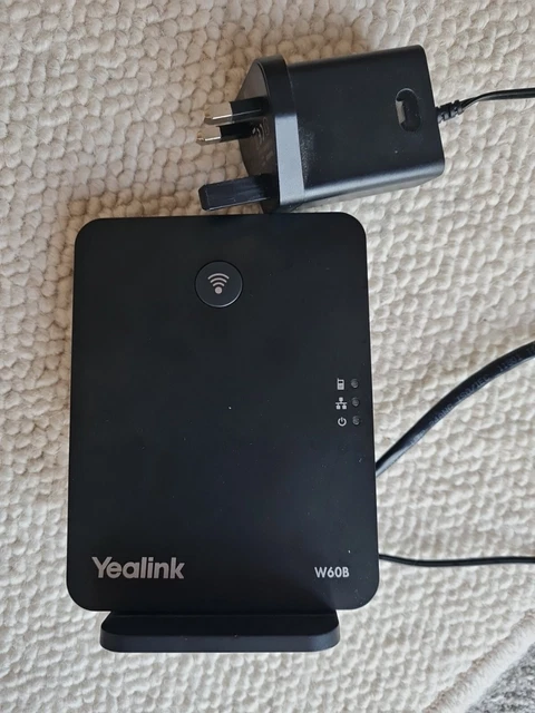 YEALINK W60B DECT IP base station Power Supply and stand £34.95 ...