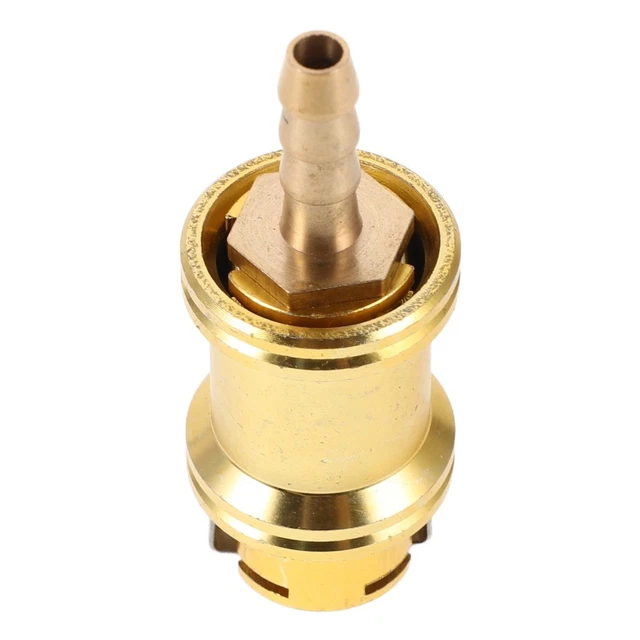 SELF-LOCKING TIRE AIR Valve Adapter - Plug Inflator Nozzle 0.6mm Chuck ...