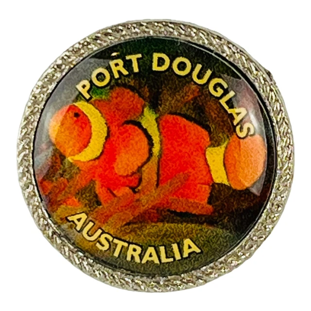 PORT DOUGLAS VINTAGE Lapel Pin Great Barrier Reef Australia Travel ...