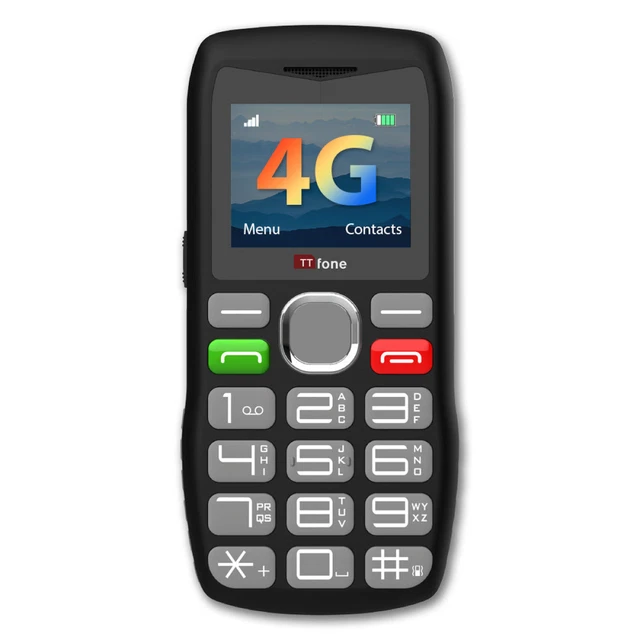 TTFONE TT890 4G Mobile Phone with O2 Pay As You Go SIM card and Mains ...