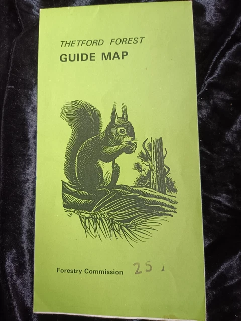 FORESTRY COMMISSION: THETFORD Forest Guide Map 1976 £3.50 - PicClick UK