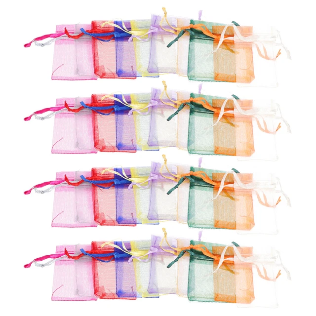 100 PCS D'ÉCHANTILLONS Mini Sachets De Bonbons En Filet EUR 10,99 ...