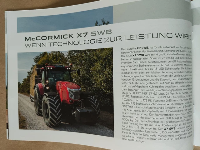GAMME DE TRACTEURS Mac Cormick Prospectus Brochure EUR 6,00 - PicClick FR