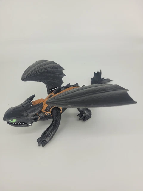 HOW TO TRAIN Your Dragon Toothless Night Fury Figure DreamWorks Toy ...