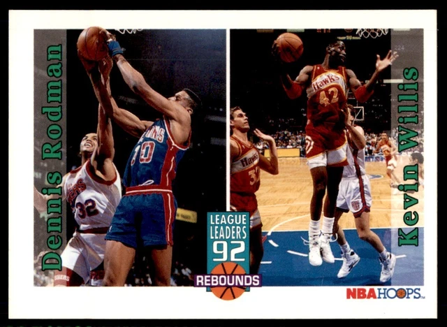 1992-93 HOOPS DENNIS Rodman/Kevin Willis Detroit Pistons/Atlanta Hawks ...