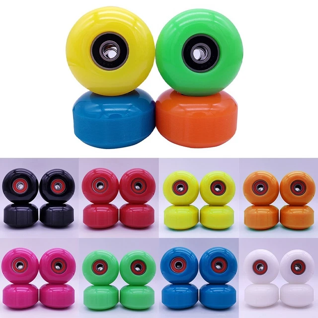 SMOOTH GLIDING LONGBOARD Skateboard Wheels with ABEC9 Bearing 4 pcs ...
