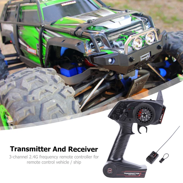AUSTAR 3 CHANNEL 2.4GHz Remote Control Transmitter with Receiver for RC ...