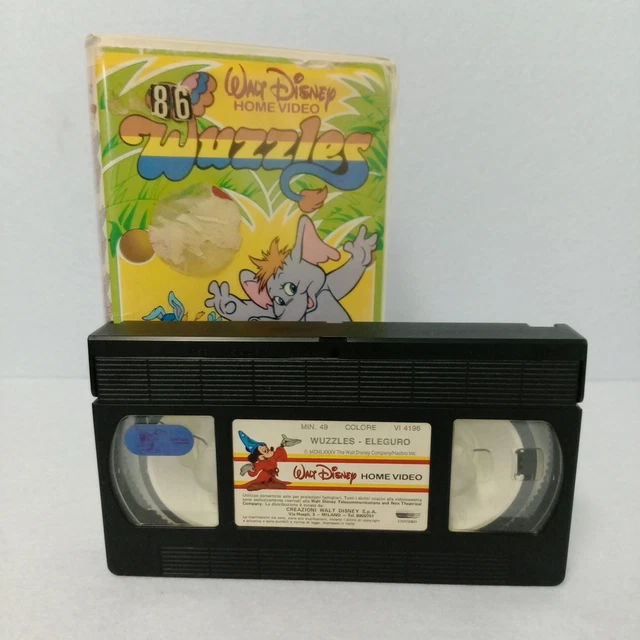 VHS WUZZLES 📼 Eleguro 📼 Walt Disney Home Video Ex Noleggio (Ottobre ...