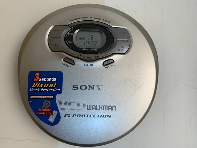VINTAGE SONY WALKMAN VCD Player Model D-VJ 65 £44.99 - PicClick UK