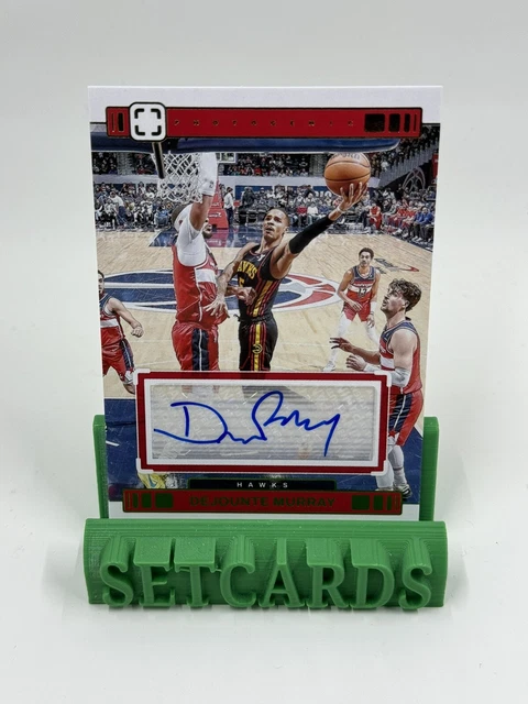 2023-24 PANINI PHOTOGENIC Auto Dejounte Murray #VA-DMA Hawks Basketball ...