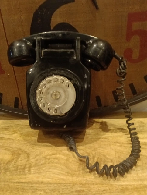 VINTAGE WALL MOUNTED Rotary Dial Telephone £16.15 - PicClick UK