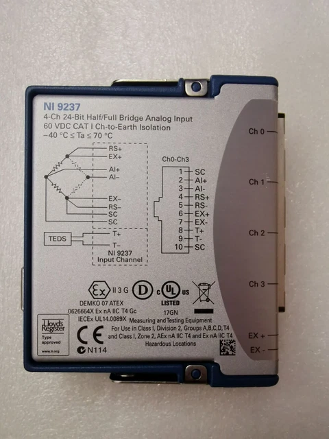 NATIONAL INSTRUMENTS NI 9237 Bridge Analog Input module cDAQ cRIO 779521-01 $399.99 - PicClick CA